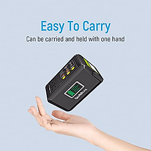 GENSROCK Portable Power Bank with AC Outlet, 24000mAh Portable Laptop Power Bank, 110V/120W Rechargeable Backup Lithium Battery for Power Outage Supplies Outdoor Camping Emergency CPAP