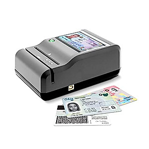 E-Seek M280 ID Reader - USB Flatbed Scanner & 2D Barcode Reader for Desktop