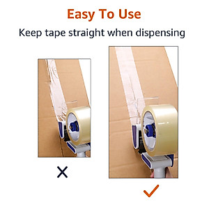 Amazon Basics Packaging Tape Dispenser Gun for 1.88-Inch Wide Packing Tape/3-Inch Inner Paper Core
