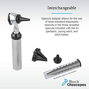 RA Bock Hard Case LED Otoscope/Medical School Kit