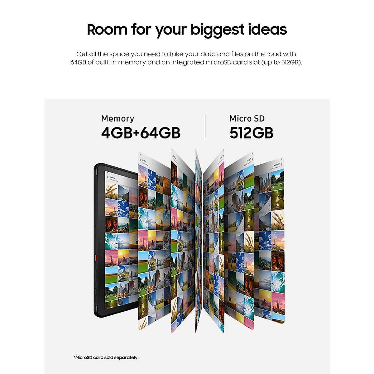 Samsung Galaxy Tab Active PRO 10.1in 64GB WiFi Water-Resistant SM-T540NZKAXAR (Renewed)