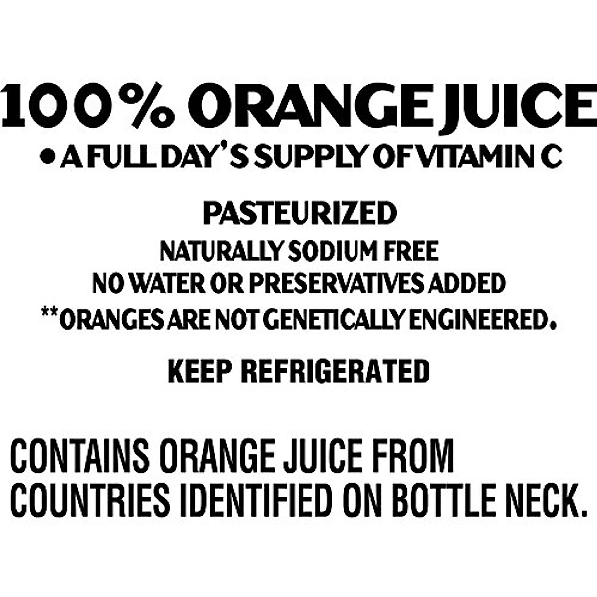 Simply Orange Juice, 89 fl oz, 100% Juice Not from Concentrate, Pulp Free