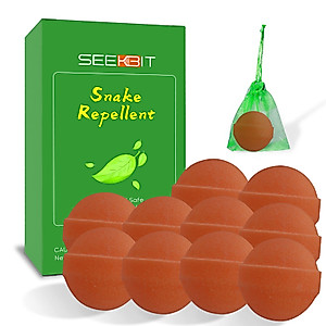 10 Pack Snake Repellent for Outdoors Pet Safe, Green Snake Repellent for Yard Powerful for Repelling Snakes and Other Pests, Snake Away Repellent for Outdoors Indoors Lawn Garden Camping Fishing