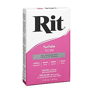 Rit, Fuchsia Purpose Powder Dye, 1-1/8 oz