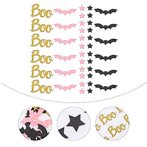 Gadpiparty 2 Sets Drip Paper Scrap Halloween Confetti Scatter Halloween Bat Confetti Trick or Treat Party Centerpiece Table Decorations Halloween Confetti for Desktop Accessories Dining Table