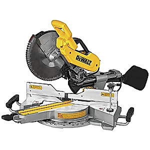 Dewalt DWS779-DWX724 120V 15 Amp Double-Bevel Sliding 12-in Corded Compound Miter Saw with Compact Stand Bundle