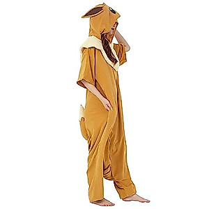 SAZAC Kigurumi - Pokemon - Eevee - Summer Onesie Jumpsuit Halloween Costume (X-Large)