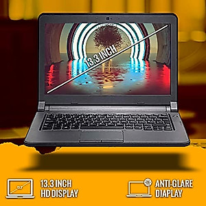 13.3 Inch Laptop HD Screen, Intel Core i5 4th Gen Processor, 8GB DDR3 RAM, 480GB SSD, Inbuilt Webcam, HDMI, Wi-Fi, Bluetooth, Windows 10 Pro (Renewed)