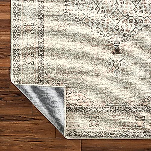 Becki Owens x Surya Lila Medallion Area Rug, 9'2" x 12', Brown