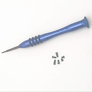 Space Grey Silver Bottom Case Cover Screws+Screwdriver for MacBook A1708 Late 2016 Mid 2017 A2159 2019 Space Grey Silver Bottom Case Cover Screws (Silver Screws)