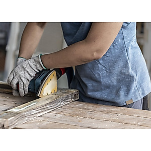 Bosch Professional 10x Expert C470 Sandpaper (for Hardwood, Paint on Wood, 115x107 mm, Grit 180, Accessories Orbital Sander)