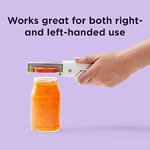 Chef'n Multi-Size jar Opener, Ambidextrous, Baking White