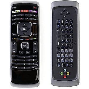 Universal Remote Control for Vizio Smart TV Remote Compatible with All Vizio LCD LED HDTV Smart TVs Including Dual Side QWERTY Keyboard