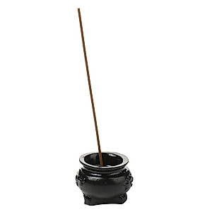 Tmore Sitting Buddha Candle Holders Zen Garden Tabletop Vintage Incense Holders White Sand and Natural Stone Rattan Incense Gift Set (with Hourglass)