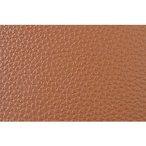 Wento 0.9mm Thick 2 Yards Sofa Lychee Skin Camel Faux Leather Fabric Wearproof PU Leather for Furniture Car Seat Upholster Pleather for Furniture Cover(#8,2 Yards)