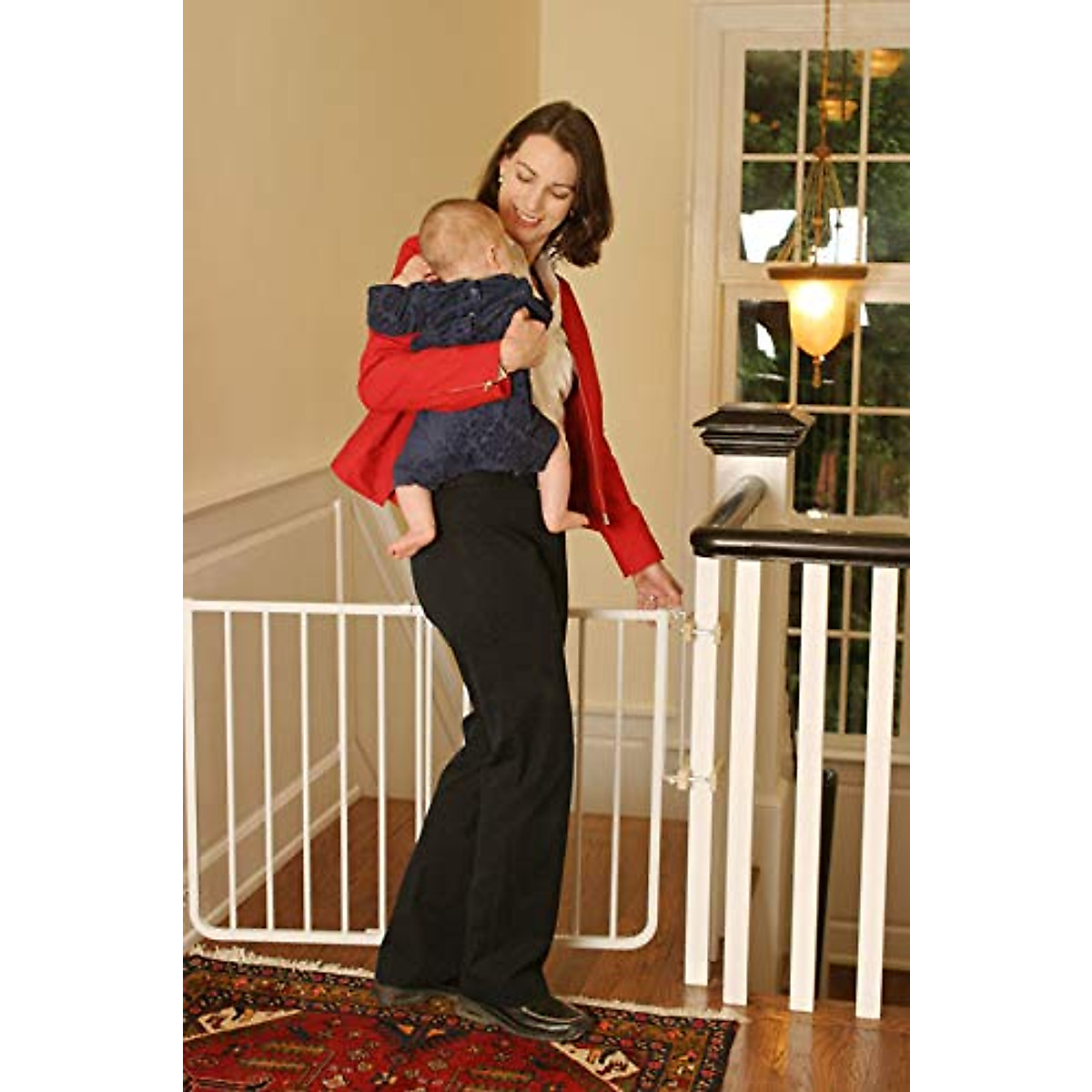 Cardinal Pet Gates Stairway Special Gate, White