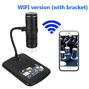 SDGH 1000X Digital Microscope 1080P high-Definition Microscope Smart Phone Camera Video for PCB Welding Slideshow Viewing etc (Color : Type C, Size : See Figure)