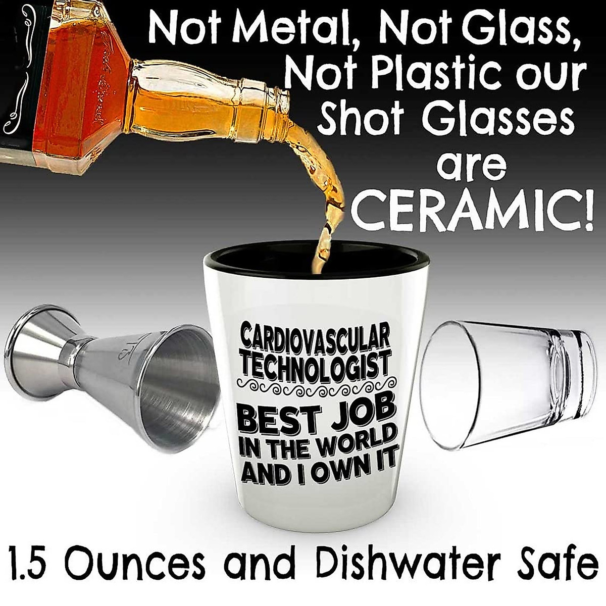 Famous Artist Masterpiece Shot Glass Self-PortraIt Shot Glass WIth A Straw Hat ObverseThe Potato Peeler 1887 Vincent Van Gogh Dutch Masters Work Of Art Painting 11oz Ceramic Drink Jigger