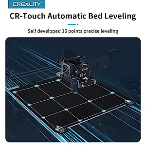 Official Creality 3D Printer Ender 3 S1 with CR Touch Auto Leveling, Sprite Extruder, High Precision Z-axis, Removable PC Build Plate, FDM 3D Printer for Beginners Professional 8.66"x 8.66" x 10.63"