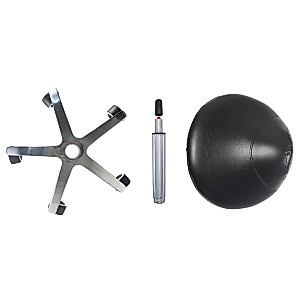 Saddle Stool Rolling Chair for Medical Massage Salon Kitchen Spa Drafting,Adjustable Hydraulic Stool with Wheels (Without Backrest, Black)