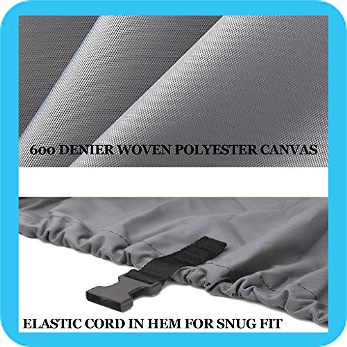 SBU Boat Cover Compatible for Regal 2200 BR/2200 FASTRAC BOWRIDER W/O Tower 2012 All Weather Protection