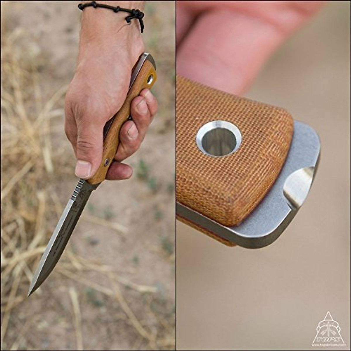 TOPS Knives Brothers of Bushcraft - Tumble Finish