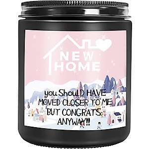 Lavender Scented Candle - Serenity + Calm - Happy Birthday Gifts for Women - Funny Gift for Best Friend Coworker Classmate Bestie Present 8 oz/227g Soy Wax Candle