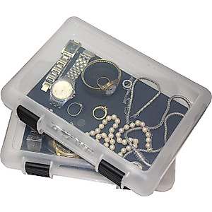 MTM In-Safe Handgun Storage and Organizing Case ISC12, Clear, 12-Inch (3-Pack)