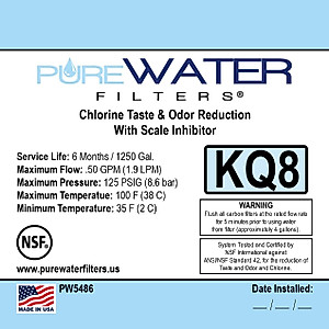 PureWater Replacement Water Filter Cartridge for Keurig B150/K150 B155/K155 K2500 K3000 B3000SE K3500 K4000