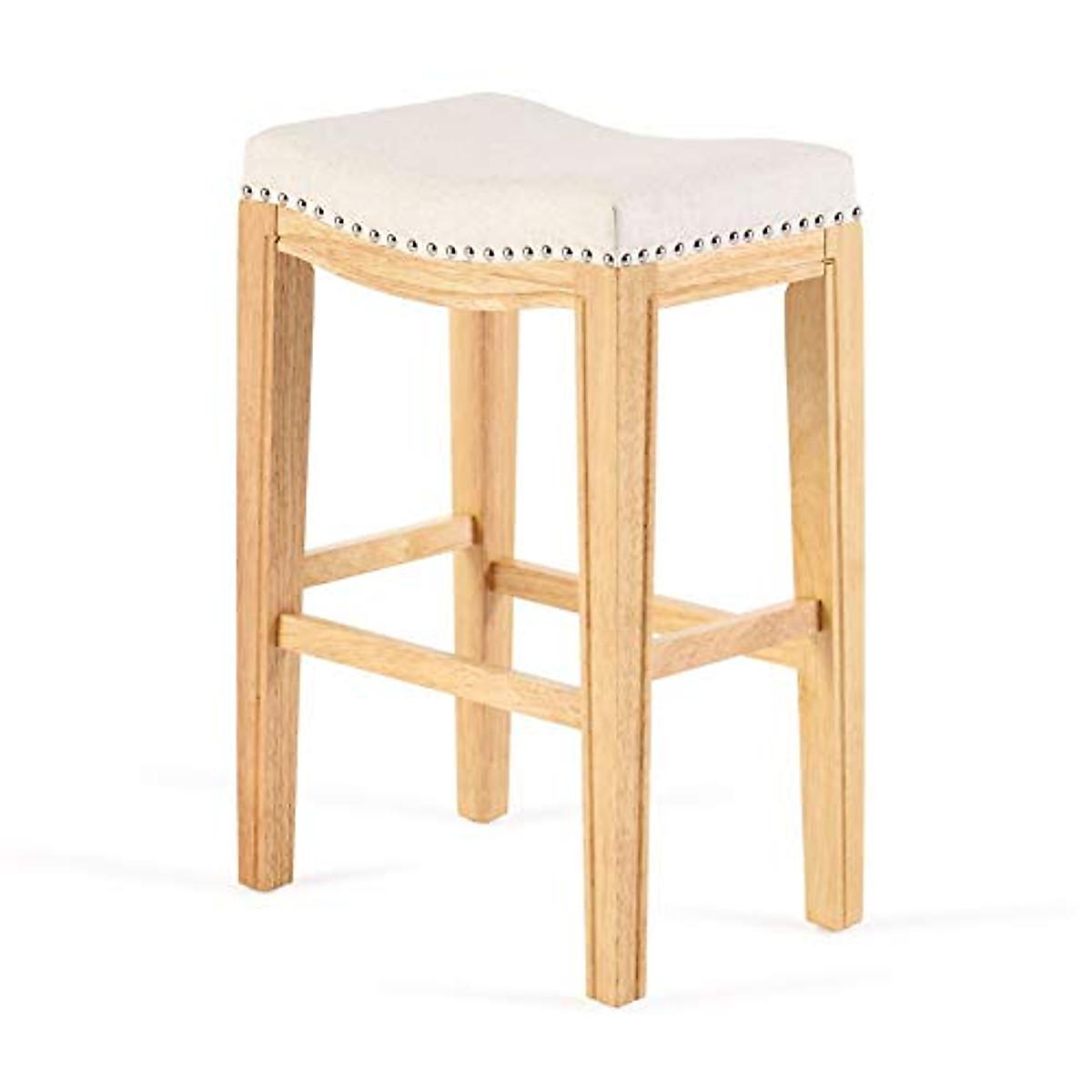 Christopher Knight Home Avondale Backless Counter Stools, 2-Pcs Set, Beige