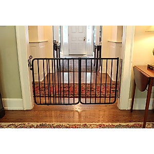 Cardinal Gates BX2 Baby Gate Extension - Fits Cardinal Gates Safety Gates - 21.75 Inch Wide Dog Gate Extension - Black