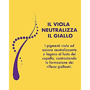 BIOPOINT Cromatix Reviving Silver Shampoo, Purple Shampoo for Blonde Hair, Blue No Yellow Toner for Bleached and Grey Hair - Shampoo Antigiallo per Capelli Biondi