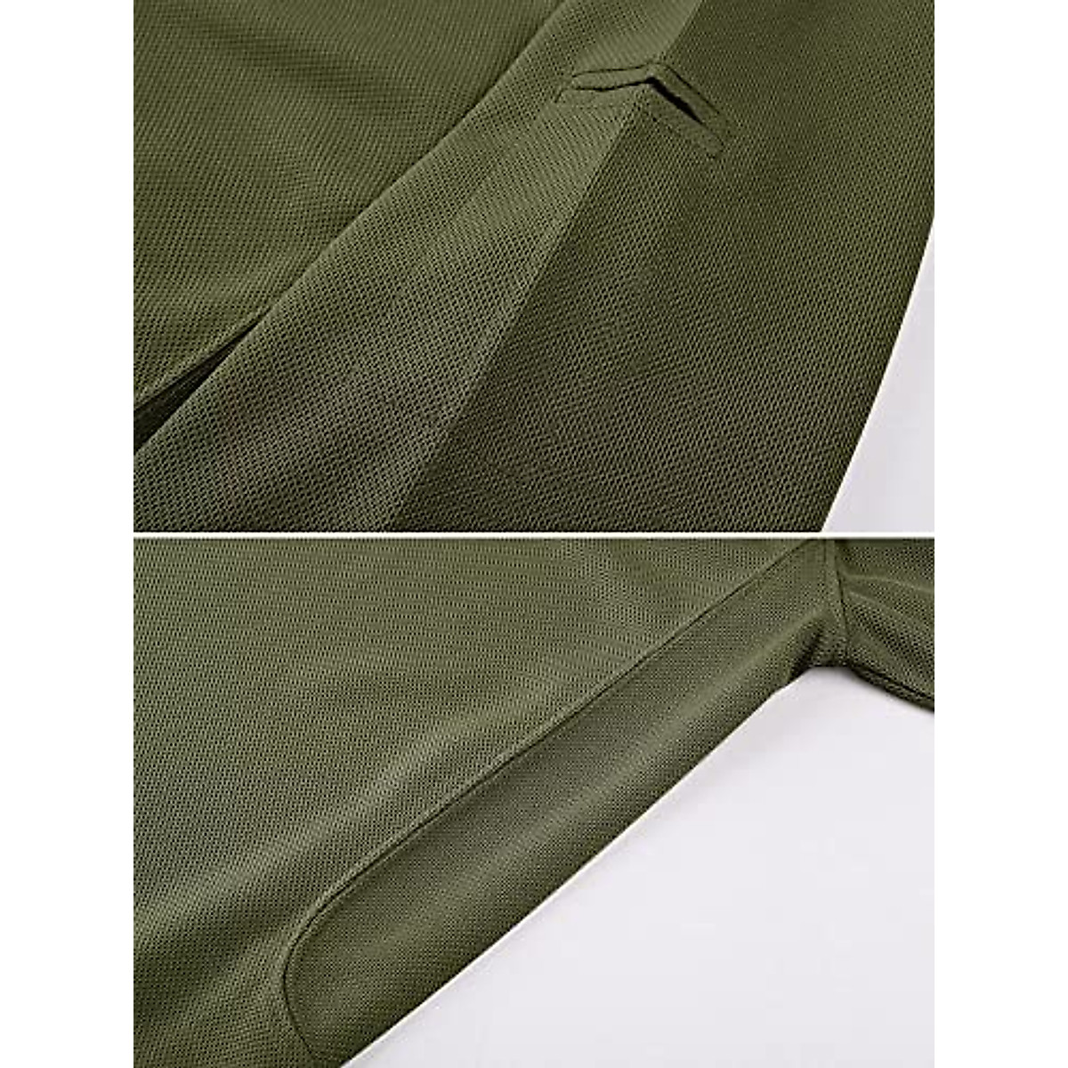 MAGCOMSEN Golf Polo Shirts for Men Short Sleeve 3 Buttons Pique Polo Shirt Tactical Polo Shirts for Men T Shirts Golf Shirts Fishing Shirts