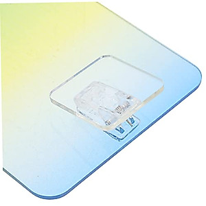 SEWACC 8 Pcs Plate Clamp Paper File Organizer Recording Clipboard Conference Recording Board Sketch Pad Plastic Acrylic Student Clipboard for Office Clipboards Exam Paper Clips