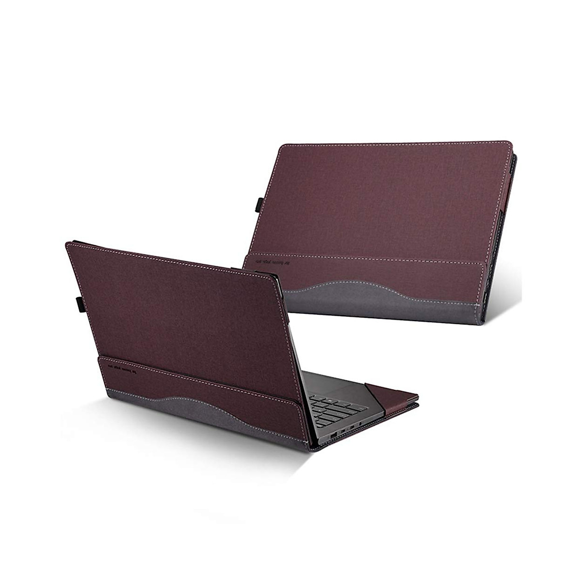 Shellman Protective Case Cover for 16 Inch Lenovo Yoga 7i/7 2 in 1 & Yoga 16s 2022 & Yoga Slim 7 Pro & ThinkPad E16 Gen 1 AMD & IdeaPad Slim 7 Pro,PU Leather Hard Shell Case Laptop Accessories,Red