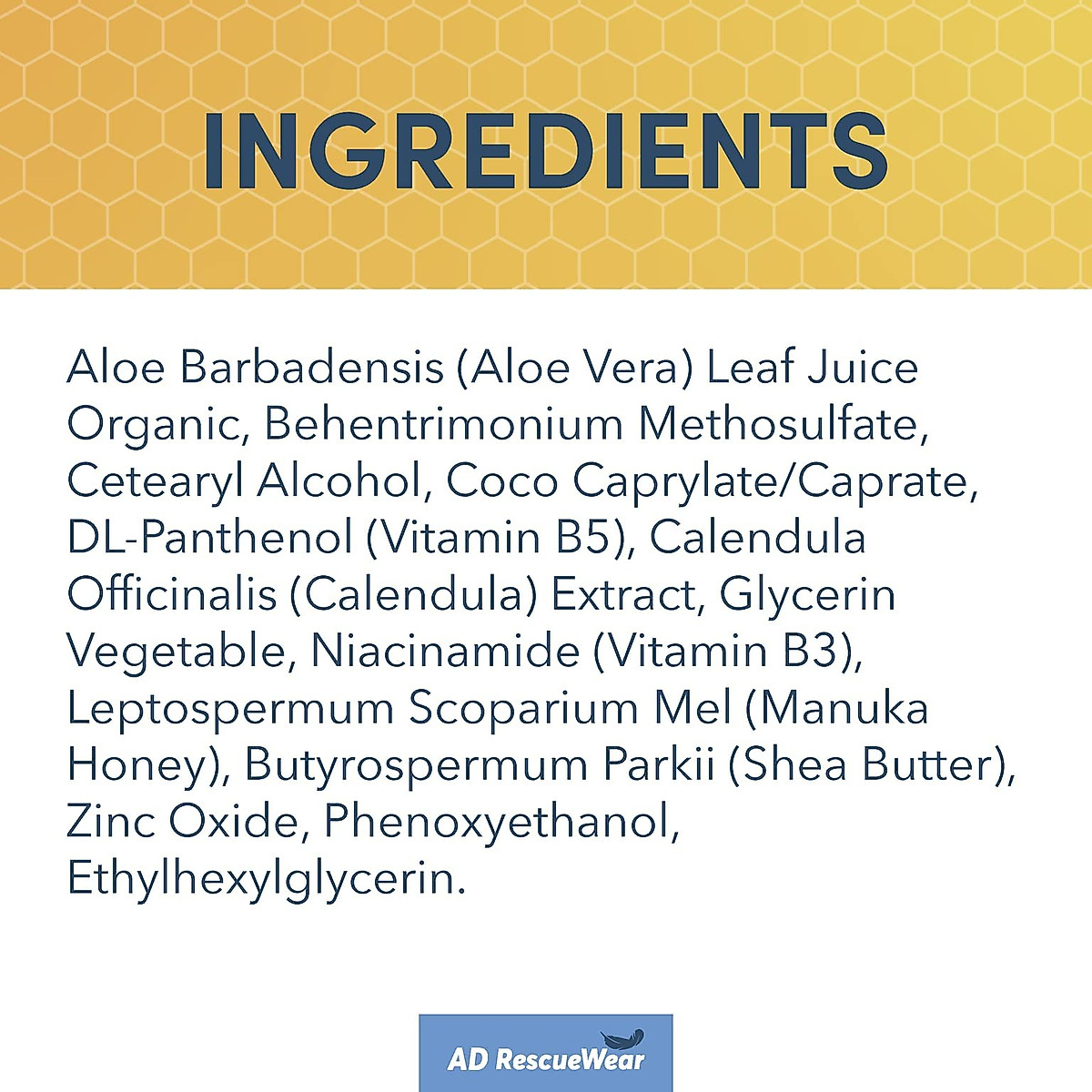 AD RescueWear - Bodycare Essentials Soothing Conditioner - For Eczema and Psoriasis - With Manuka Honey, Shea, and Calendula - Fragrance Free - Made in the USA - 8 OZ