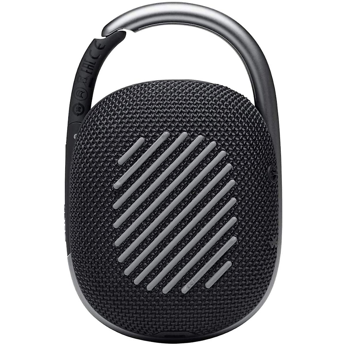 JBL Clip 4 Portable Bluetooth Wireless Speaker Bundle with divvi! Protective Hardshell Case - Black