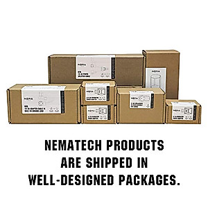 NemaTech NEMA 3-Prong Generator to 30Amp RV Adapter, L5-30P Male to TT-30R Female 30A/30A Compact Locking Generator Converter
