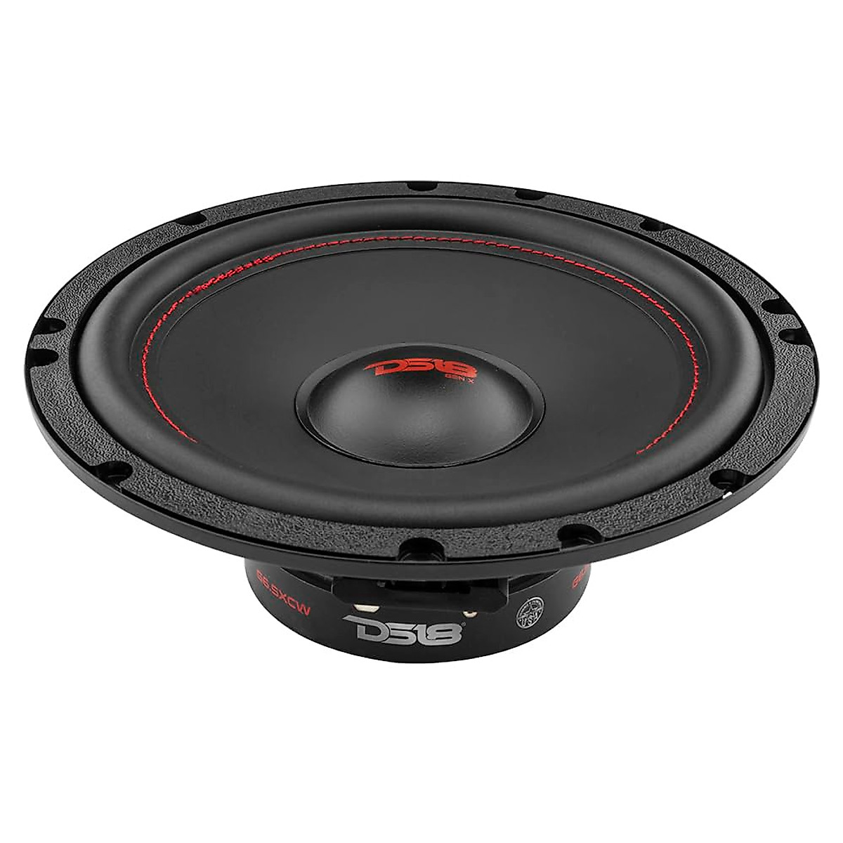 DS18 GEN-X6.5C Component Set - 6.5", 2-Way, 150W Max, 50W RMS, Black Paper Cone, Tetorn Dome Tweeters, 4 Ohms - Clarity Unparalled by Other Speakers in Their Class (2 Speakers)