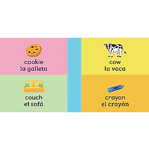 100 First Words for Toddlers: English-Spanish Bilingual: 100 primeras palabras para niños pequeños: Inglés - Español Bilingüe