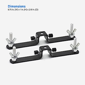 LimoStudio [2-Set] 10 ft Wide Crossbar, 4-Section/Triple Crossbar Mount, 2-Piece Set, Photography Lighting Muslin Backdrop Support Crossbar, Wide Compatibility, AGG3295