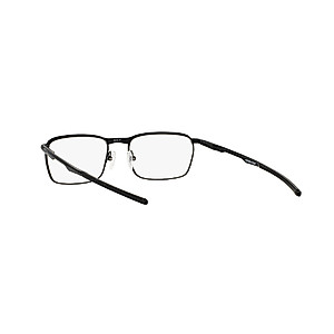 Oakley Men's OX3186 Rectangular Prescription Eyewear Frames, Satin Black, 52mm