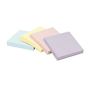 Office Depot® Brand Pop-Up Notes, 3" x 3", Assorted Pastel Colors, 100 Sheets Per Pad, Pack of 12