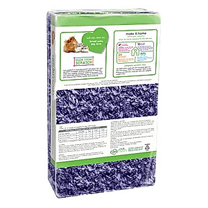 carefresh 99% Dust-Free Purple Natural Paper Small Pet Bedding with Odor Control, 23 L