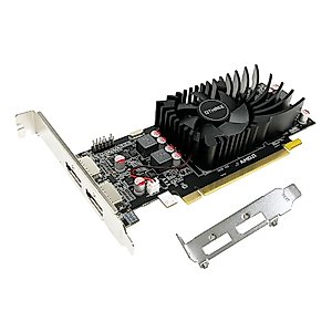 QTHREE Radeon HD 7750 Graphics Card,2GB,GDDR5,128 Bit,2X DisplayPort,Video Card for PC Gaming,Computer GPU,PCI Express x16,Low Profile