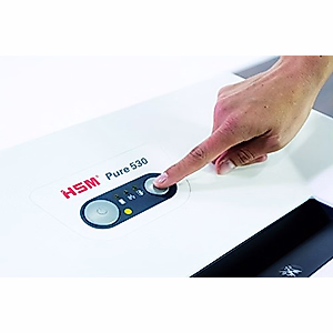 HSM Pure 530 Strip-Cut; shreds up to 30 sheets; 21-Gallon Capacity Continuous Operation Shredder