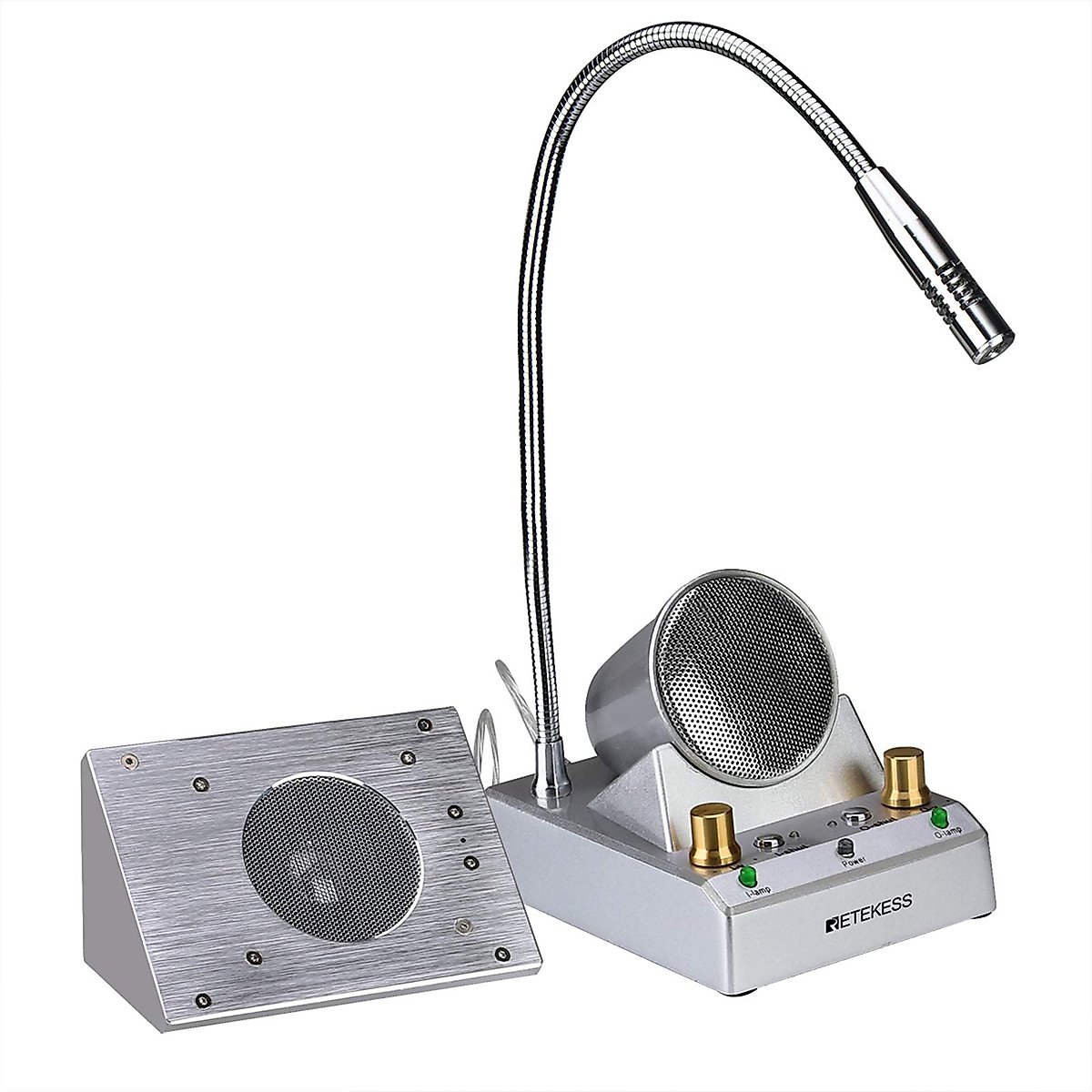 Retekess TW105 Window Speaker,Window Intercom,High Power Speaker,Noise-Free Function,Intercom Speaker for Business, School, Medical Center