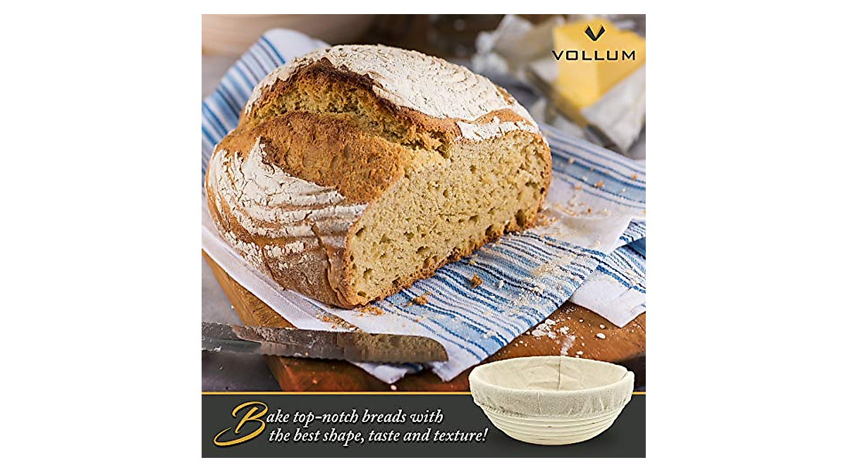 Vollum Bread Proofing Basket - Perfect for Bakers