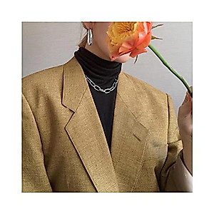 CONGYING 46 Pcs Gold Jewelry Set with 11Pcs Necklace, 11 Pcs anklet and 18 Pcs Earring Ear Cuff,6Hoop Earrings for Women Girls, Fashion Indie Costume Jewerly Pack for Anniversary Christmas Party Gift