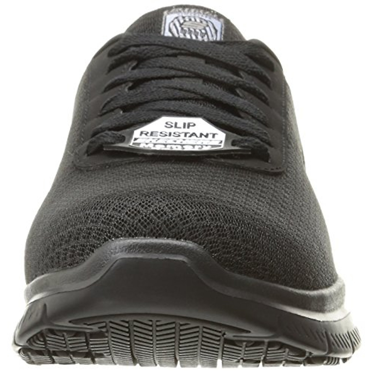 Skechers mens Flex Advantage Sr - Bendon Work Shoe, Black Mesh/Water/Stain Repellent Treatment, 10.5 Wide US